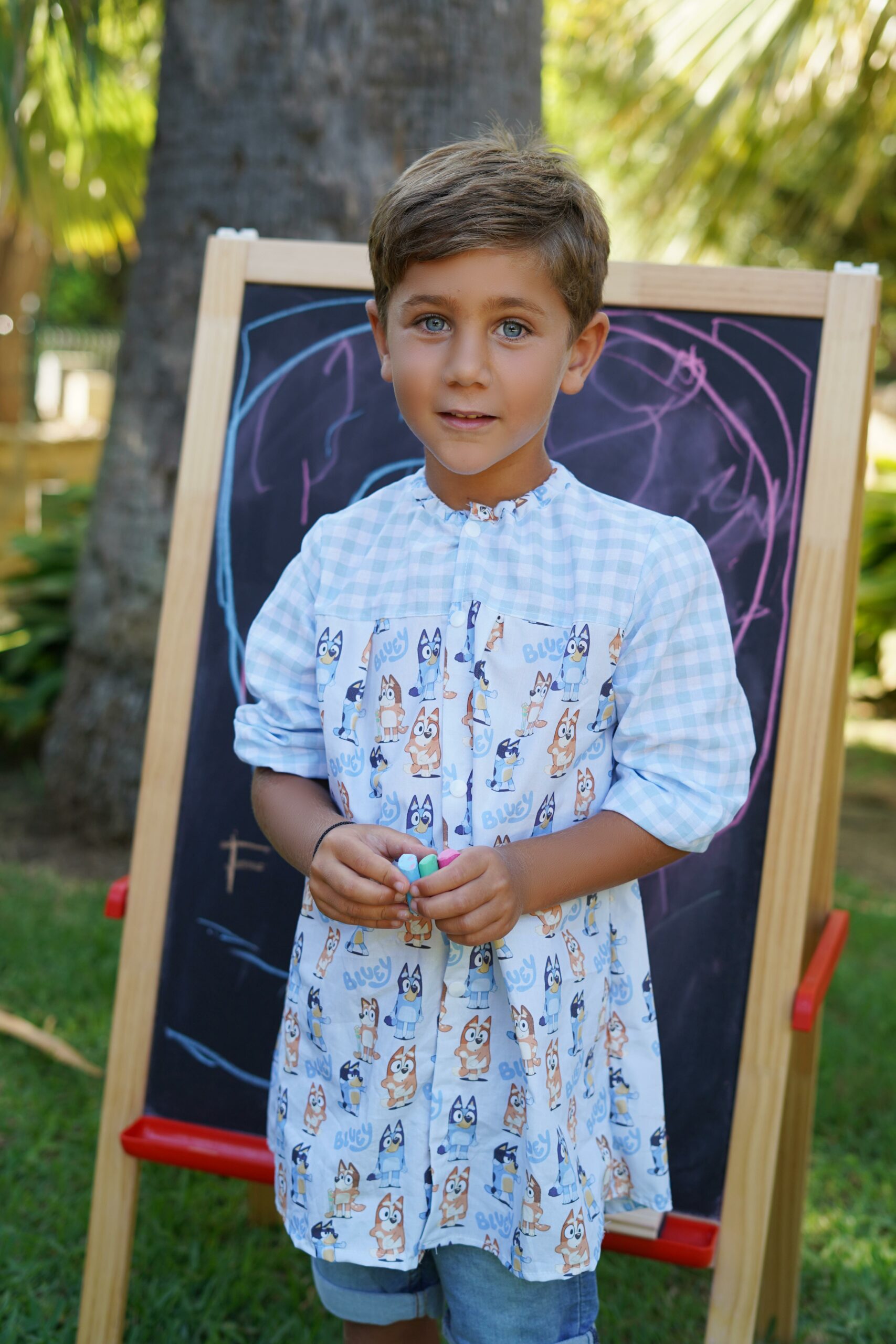 Babi escolar de bluey – Telas y Retales