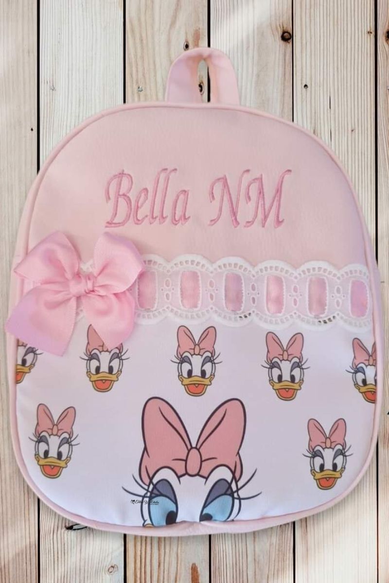 Mochila rosa Deisy – Telas y Retales